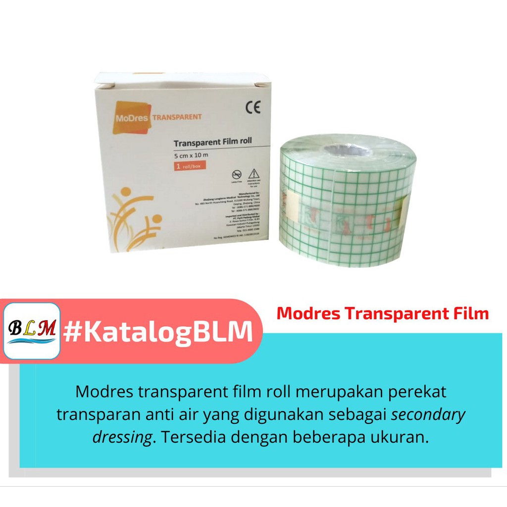 Jual Modres Transparant Film 5x10 Balutan Transparan Film Anti Air ...