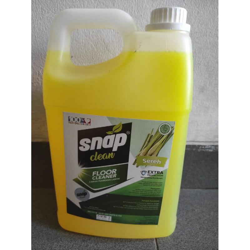 Jual Sabun Pembersih Lantai / Floor Cleaner SNAP CLEAN Aroma Sereh ( 4 ...