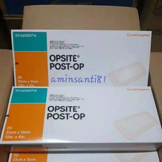 Jual Opsite Post-OP 25cm x 10cm,10in x 4in Plaster Anti Air isi 20 ...