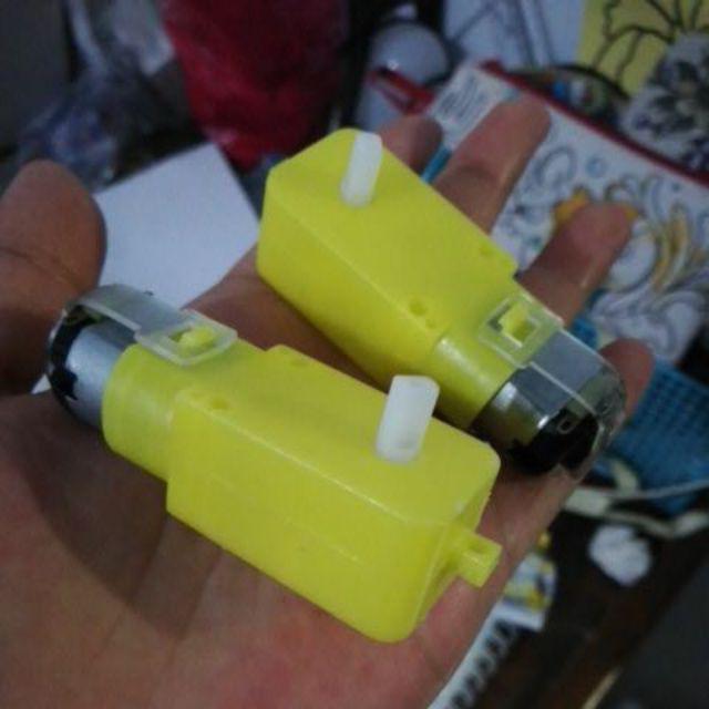 Motor DC Gearbox 3V - 6V Kuning Smart Car Gear | Shopee Indonesia