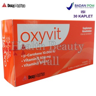Jual Oxyvit 30 Kaplet - Vitamin C - Vitamin E - Vitamin A Betacarotene ...