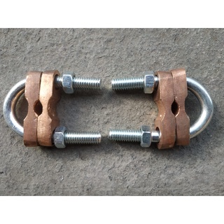 Jual CLAMP GROUNDING ROD 1 INCHI/ U BOLT GROUND ROD 1" | Shopee Indonesia