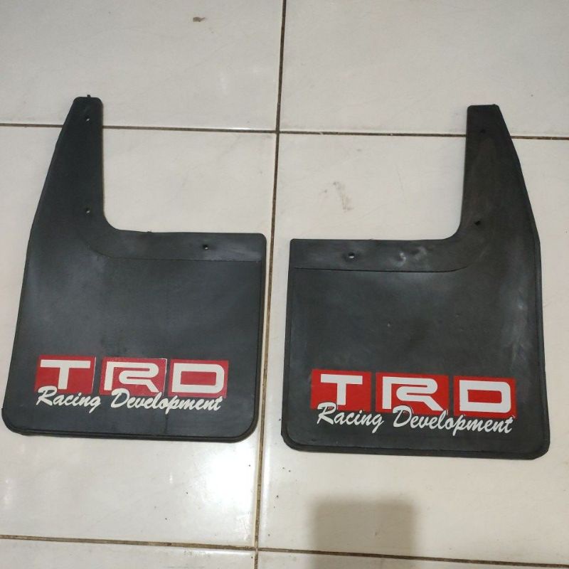 Jual karpet lumpur roda TRD racing depan dan belakang mobil mini bus ...