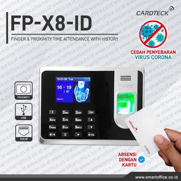 Jual TURUN HARGA Mesin Absensi Murah, Fingerprint, RFID, iCode FP-X8-ID AP007 | Shopee Indonesia