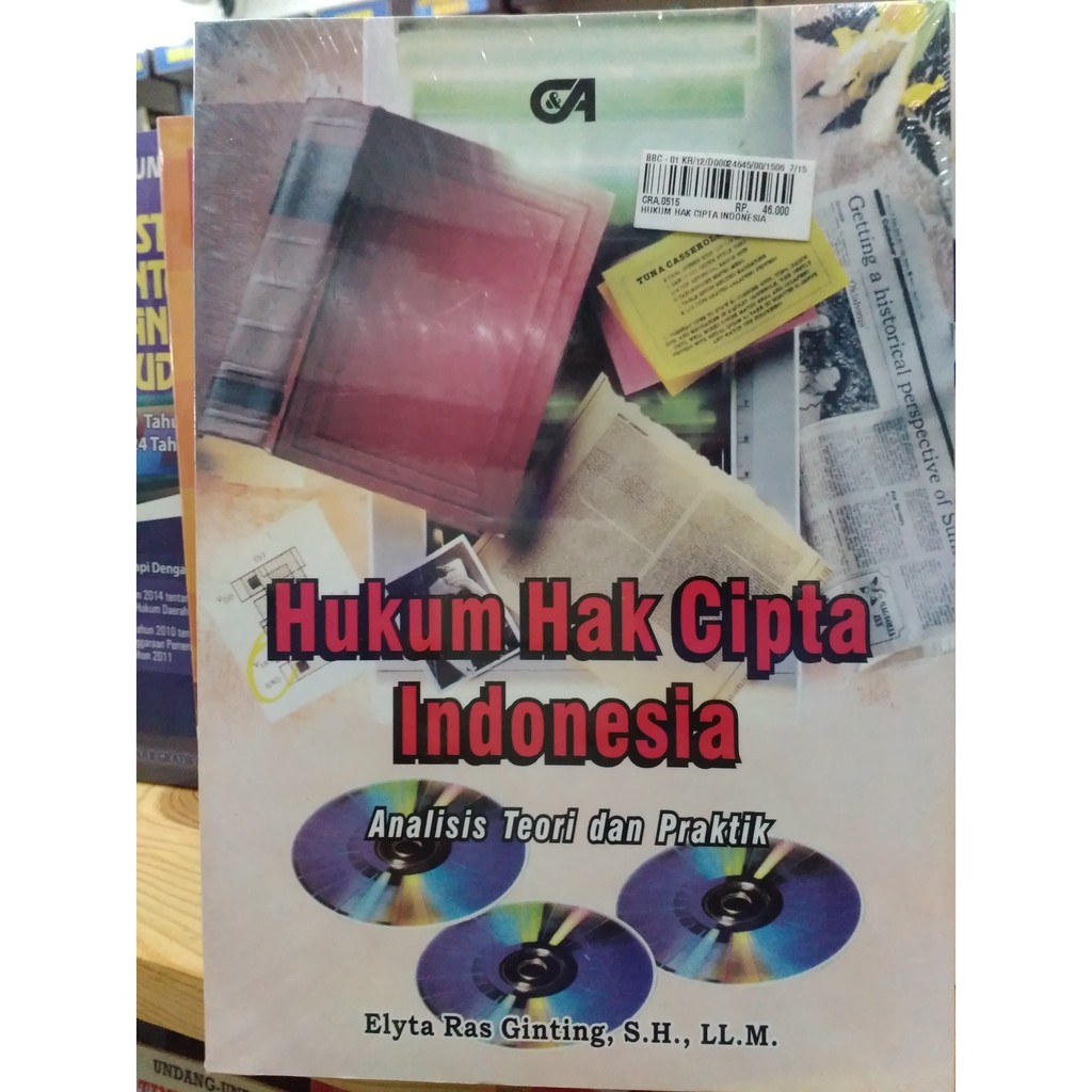 Jual BUKU HUKUM HAK CIPTA INDONESIA ELYTA RAS GINTING CITRA ADITYA ORI pg | Shopee Indonesia