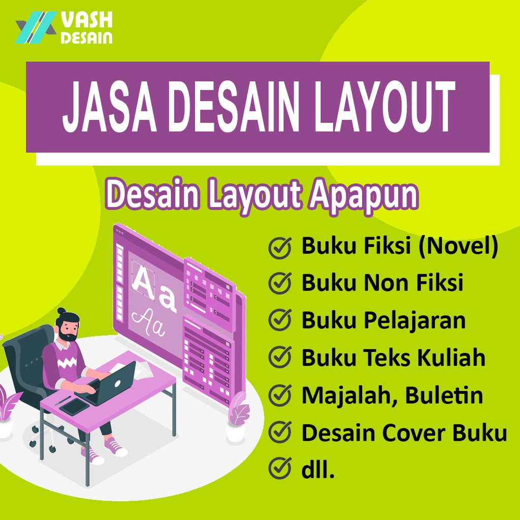 Jual JASA DESAIN layout buku, novel, buku pelajaran, majalah, buletin ...