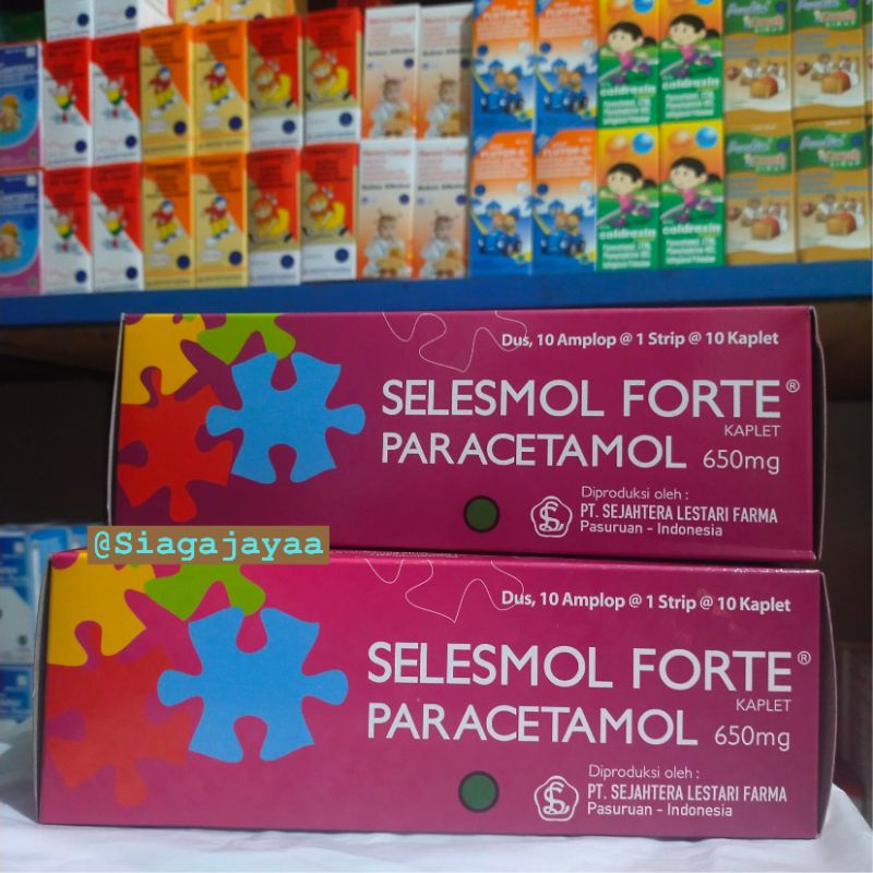 Jual Selesmol Forte 650 Mg Kaplet | Shopee Indonesia