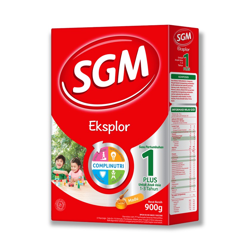 SGM 1 Plus 900gr Vanilla / Madu 900gr / Madu 600gr | Shopee Indonesia