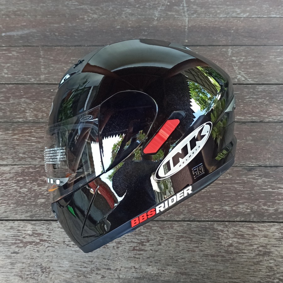 Jual Helm INK CL 1 / CL One Solid Black Glossy | Shopee Indonesia