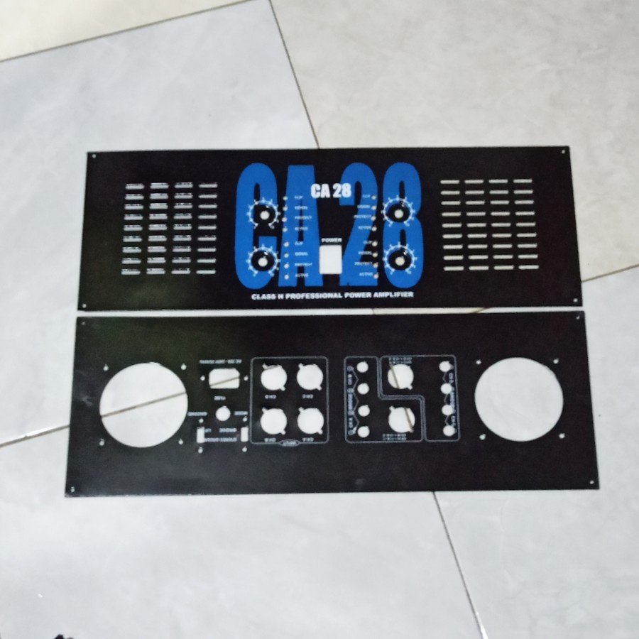 Jual Plat Panel Depan Belakang CA28 Power Amplifier Stereo Tebal | Shopee Indonesia