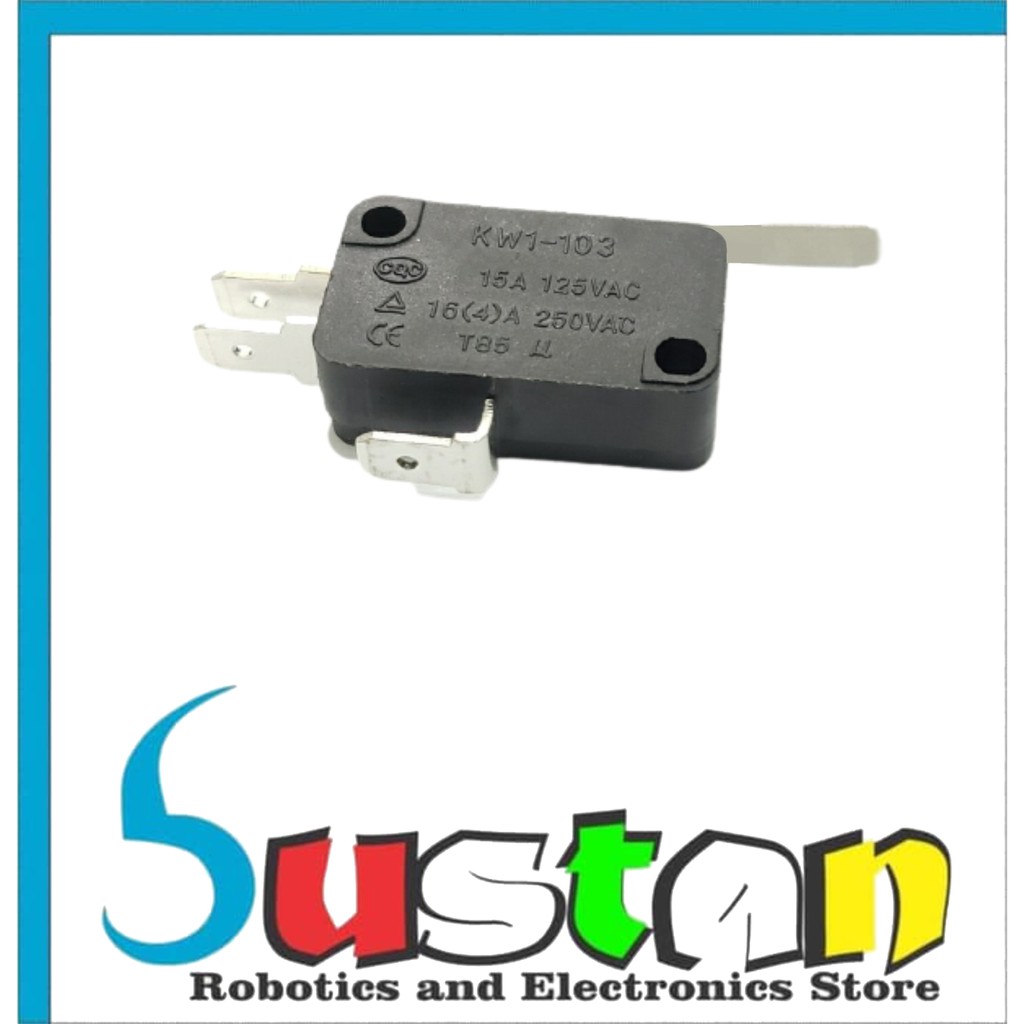 Jual LIMIT SWITCH BESAR KW1-103 15A 125VAC 16A 250VAC SAKLAR LAMPU ...
