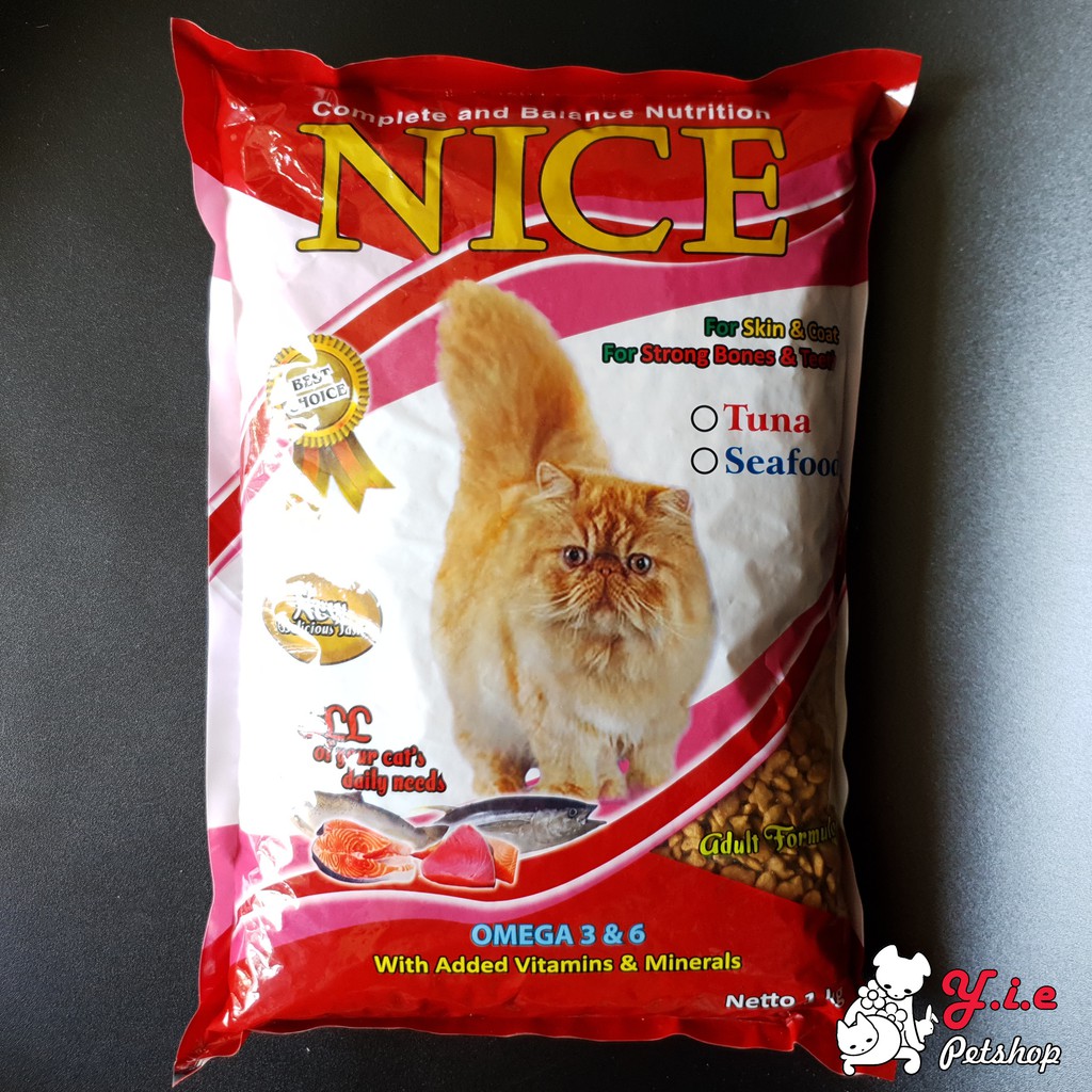 Jual NICE Makanan Kucing 1kg | Shopee Indonesia
