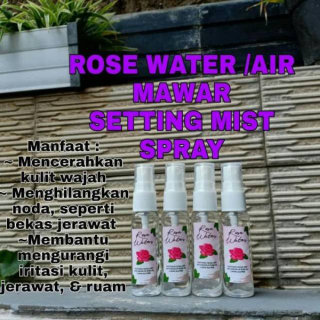 Jual Toner Rose Water Air Mawar/Setting Mist Spray | Shopee Indonesia