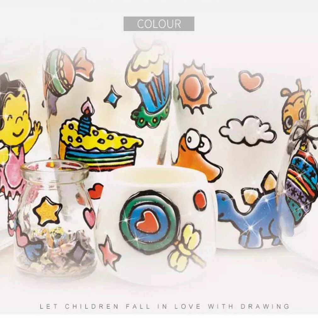 Jual Mainan Kreativitas Anak Mewarnai DIY Glass Painting 3D Instant ...