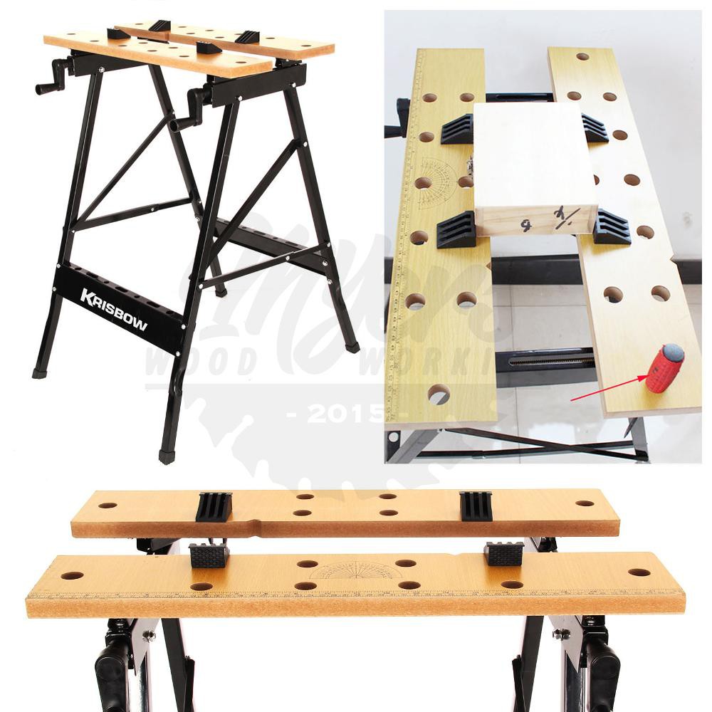 Jual Workbench Meja Kerja Serbaguna Lipat Gergaji Potong Bor Kayu Besi ...
