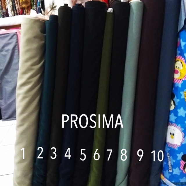 Jual KAIN Mafela Prosima Jet Black (Bahan Celana Polos Permeter Jas ...