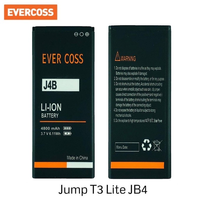 Jual BATERAI BATTERRY EVERCROSS J4B JUMP T3LITE BATTERY EVERCROSS | Shopee Indonesia