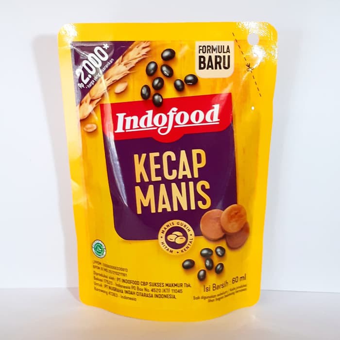 Jual Kecap Manis Indofood Pouch Refill 60 ml Indonesia|Shopee Indonesia