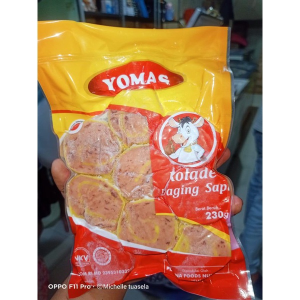 Jual YOMAS ROLADE SAPI , ROLADE FROZEN 500G | Shopee Indonesia