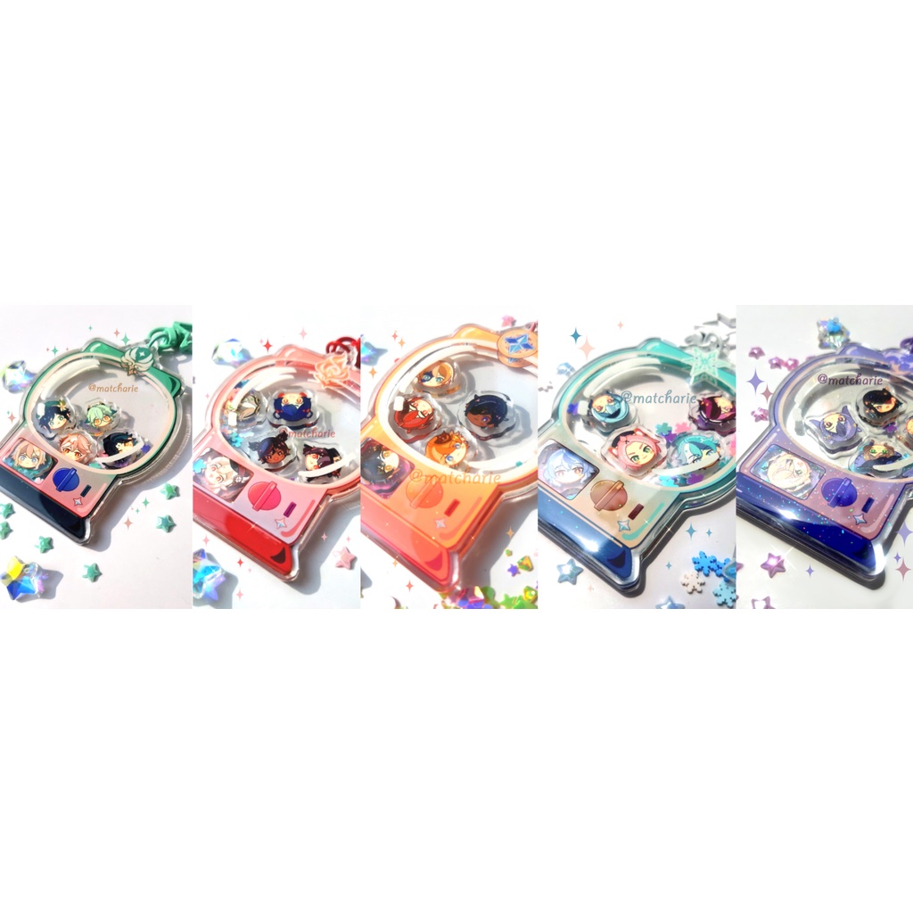 Jual [FAN MADE MERCHANDISE] GACHAPON! GENSHIN IMPACT KEYCHAIN SHAKER ...