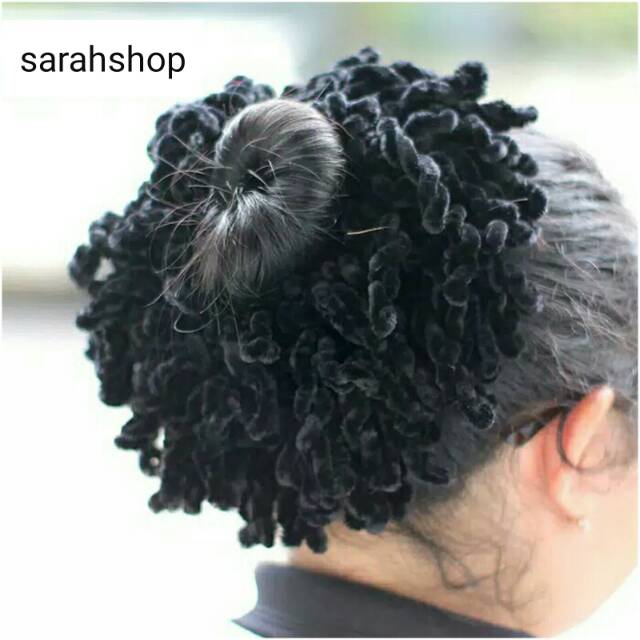 Jual Ikat rambut ubur ubur / kunciran cendol kecil / hijab cepol ...