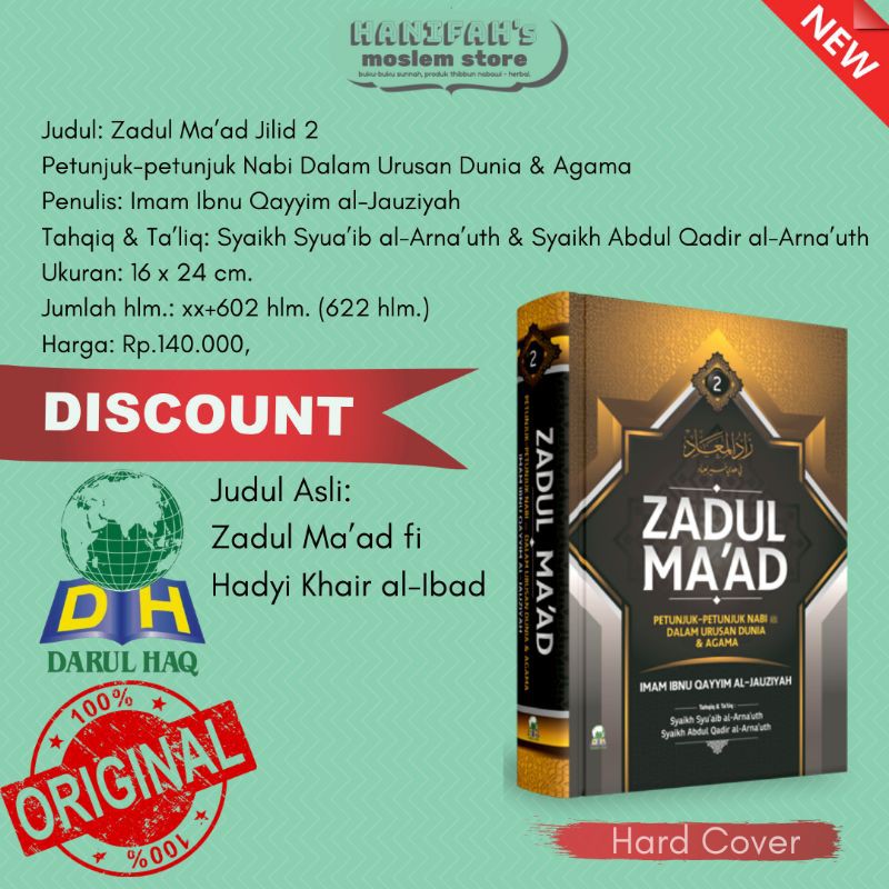 Jual Zadul Maad Jilid 2 | Zaadul Maad | Zadul Ma Ad | Zadul Ma'ad | Darul Haq Buku Sunnah ...