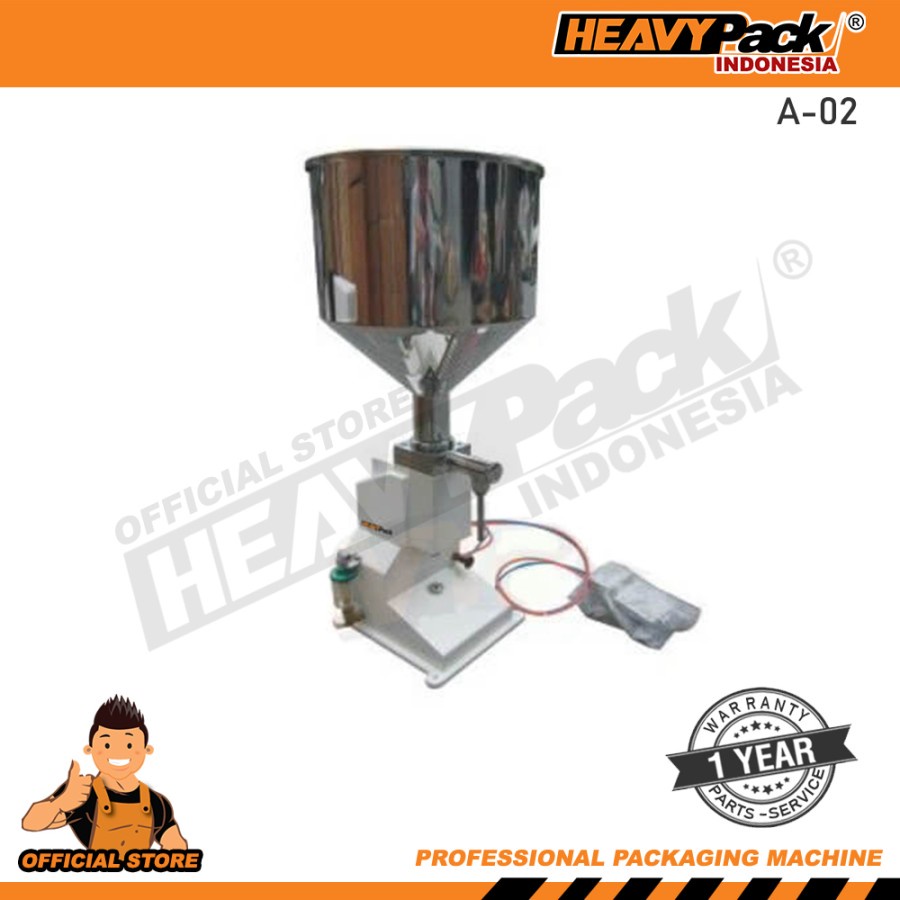 Jual Mesin Pengisi Produk Cairan Liquid Filler Machine HEAVYPACK A02 | Shopee Indonesia