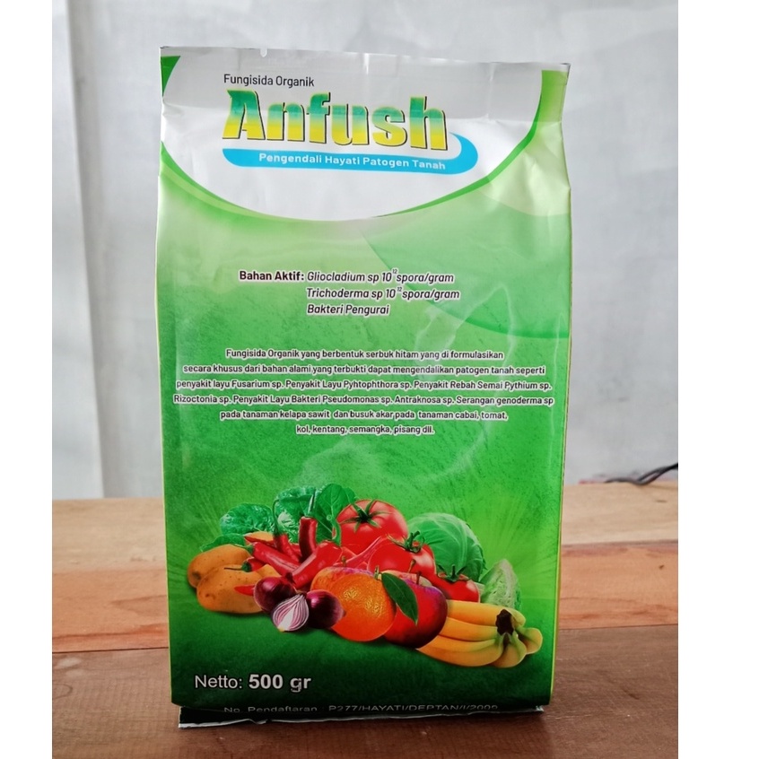 Jual Tricoderma Pencegah Layu Fusarium Anfush 500 Gr Setara TricoG ...