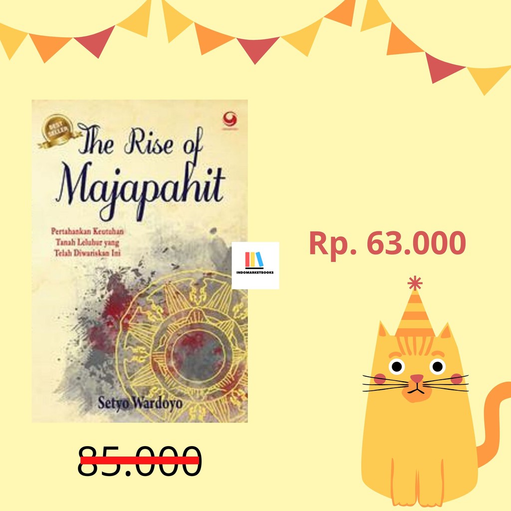 Jual Novel Sejarah Kerajaan di Indonesia - THE RISE OF MAJAPAHIT (EDISI REVISI) Indonesia|Shopee ...