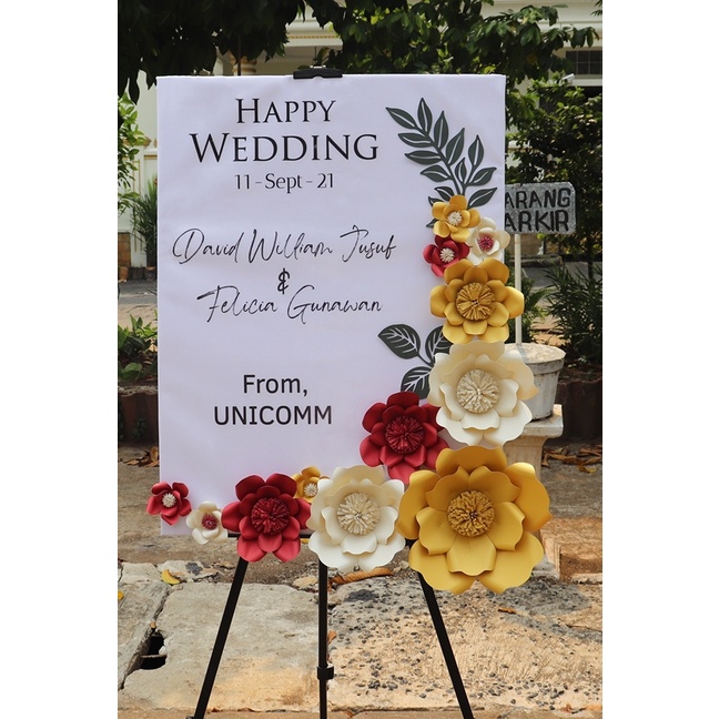 Jual Papan Bunga Kertas / Karangan Bunga Jakarta Tangerang Soft Opening ...