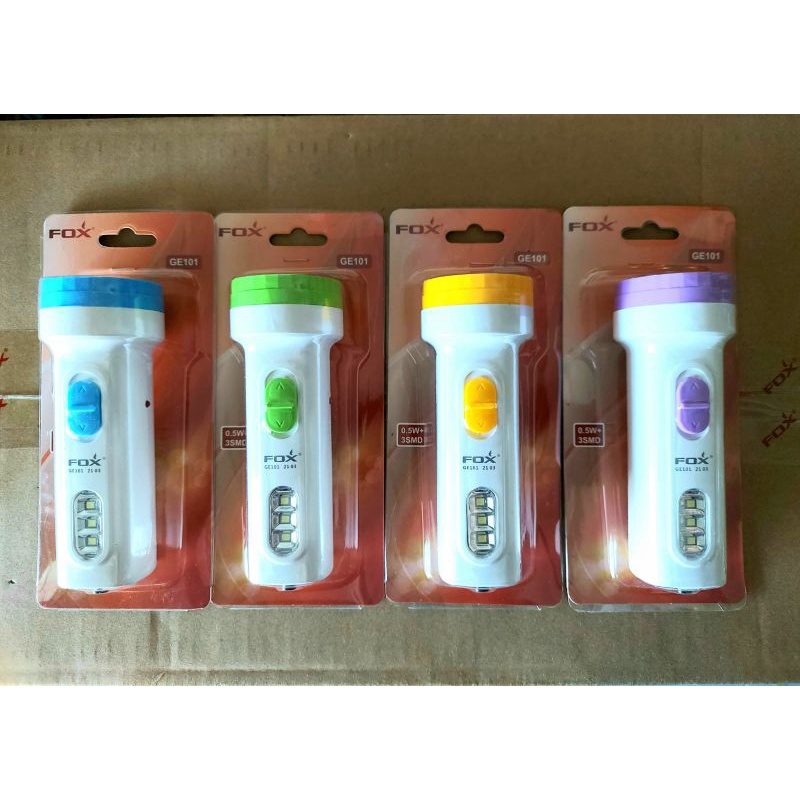 Jual Senter Fox GE 101 Charge dan Emergency | Shopee Indonesia