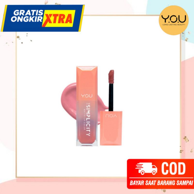 YOU The Simplicity Matte Lip Color | Shopee Indonesia