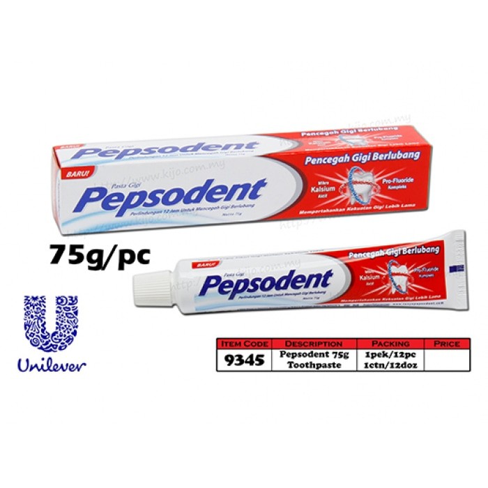 Odol Pepsodent 75 g Tanggung | Shopee Indonesia