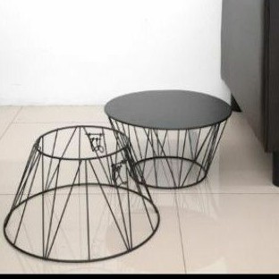 Jual Informa table minimalis # WHITE ONLY | Shopee Indonesia