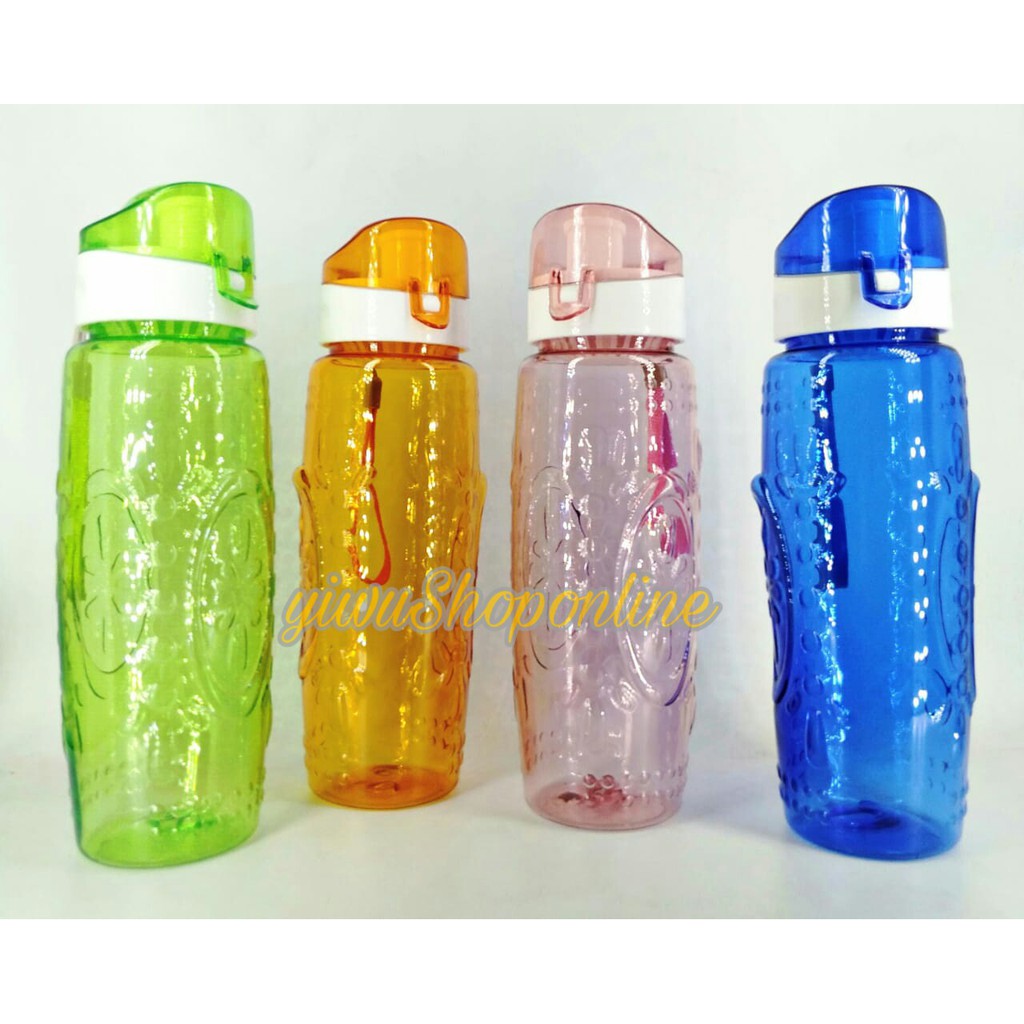 Jual BOTOL MINUM TRANSPARAN PLASTIK BOTOL AIR MINUM SPORT Hx-144 | Shopee Indonesia