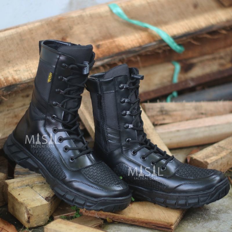 Jual Sepatu PDL Lapangan Sepatu Dinas TNI POLRI Sepatu Safeti Anti Air ...