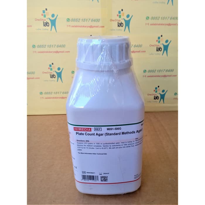 Jual HIMEDIA M091 Plate Count Agar Standard Methods 500 gr PCA Agar ...