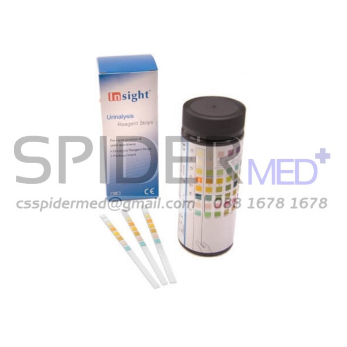 Jual INSIGHT URINALYSIS REAGENT STRIPS 10 PARAMETER STRIP TES URINE 10 ...