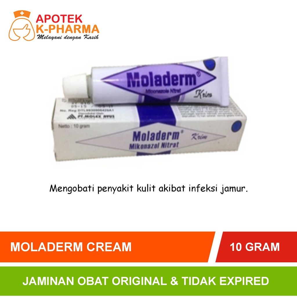 Jual Moladerm Cream Isi 10gram Obat Original Molex | Shopee Indonesia