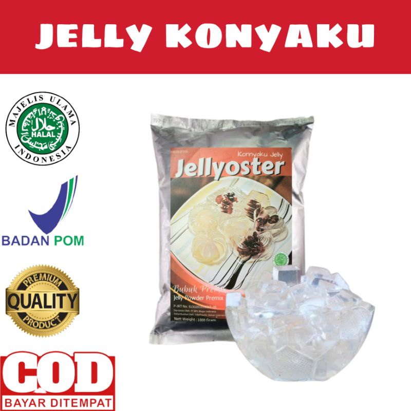 Jual JELLY PLAIN POWDER/JELLY KONNYAKU/ POWDER JELLY/JELLY POWDER BUBUK ...