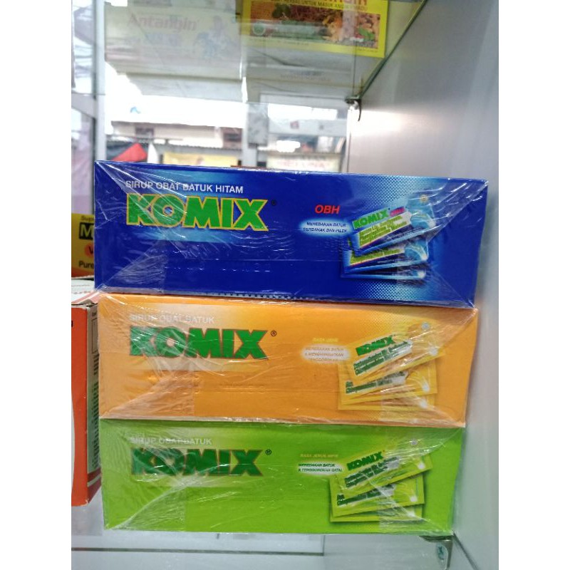 Jual Komix Herbal Tube 1 Box Rasa Lemon/Original / Komix Cair 4 Sachet ...