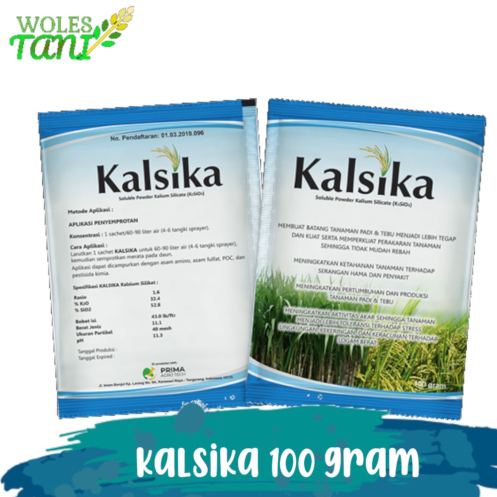Jual Kalsika 100 Gram Kalium Silika Organik Penguat Batang Indonesia ...