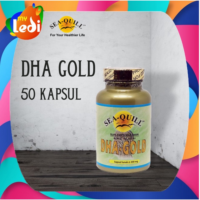 Jual SEA QUILL DHA GOLD 200MG ISI 50 TABLET / SEA-QUILL VITAMIN / MY ...