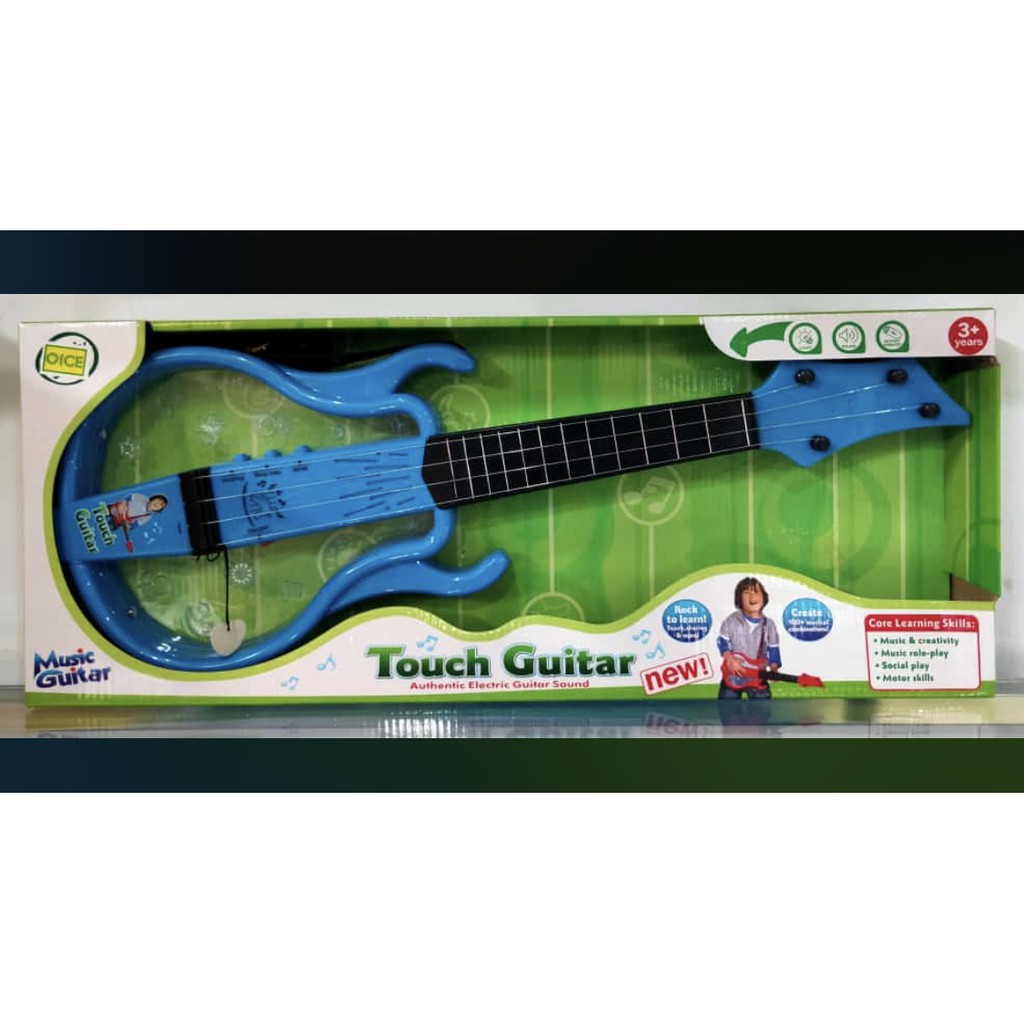 Jual Mainan gitar anak touch guitar alat musik senar Indonesia|Shopee ...