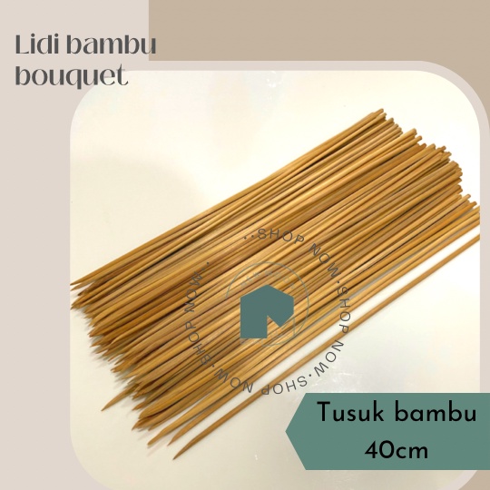 Jual tusuk bambu lidi sate untuk buket bunga florist money bouquet ...