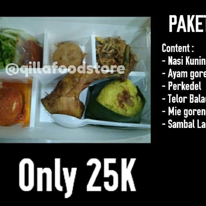 Jual Jual nasi uduk / nasi box / bento / catering / lunch / nasi kotak Murah Indonesia|Shopee ...