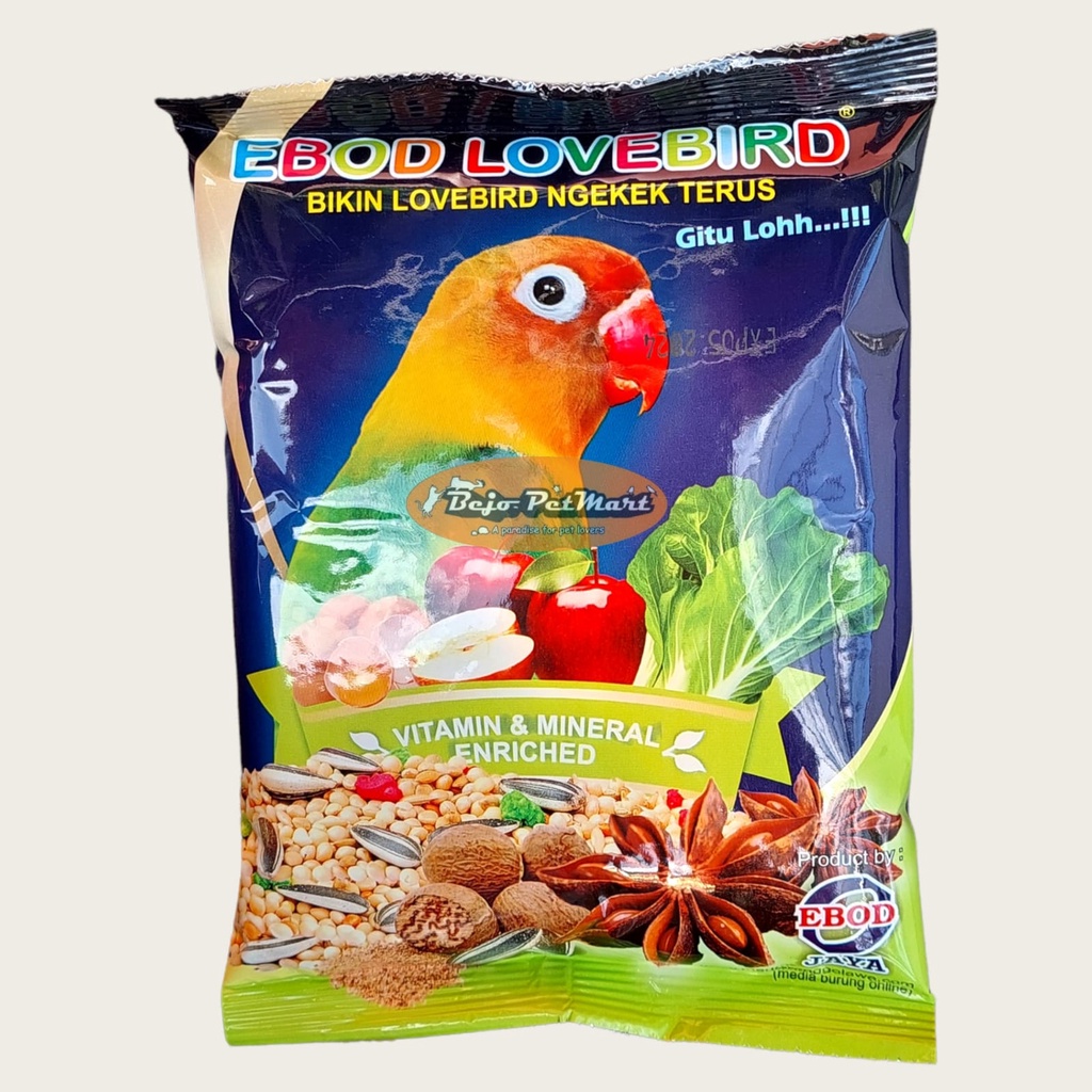 Jual PAKAN BURUNG LOVEBIRD KEMASAN PLASTIK EKONOMIS EBOD JAYA | Shopee ...