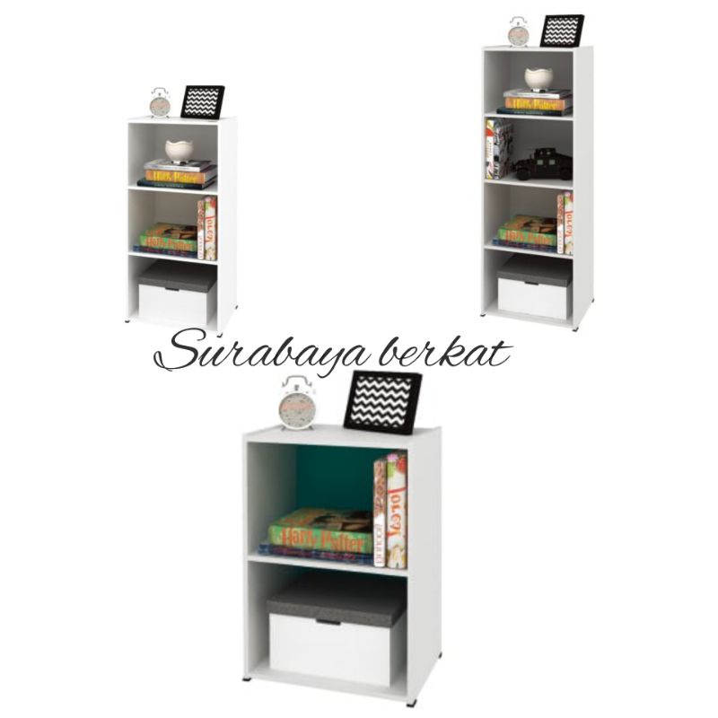 Jual rak susun 2 rak susun 3 rak susun 4 putih | Shopee Indonesia