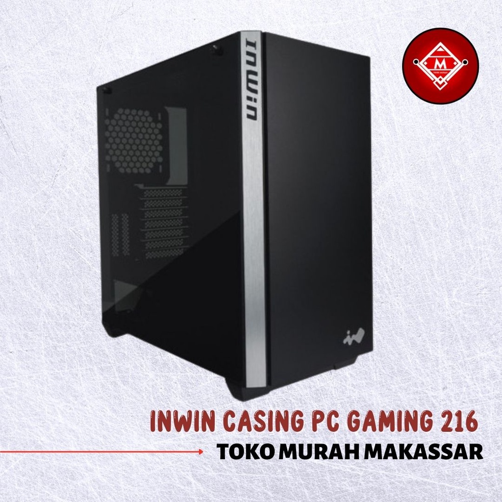 Jual CASING PC GAMING INWIN 216 MID TOWER CASING CPU CASE PC / CASING ...