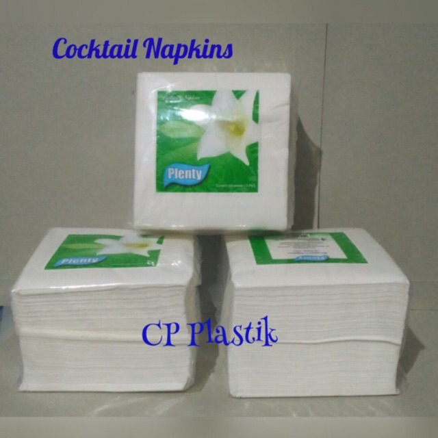 Jual Tissue | Cocktail Napkins 2 Ply (isi +/- 100 sheets) Indonesia ...